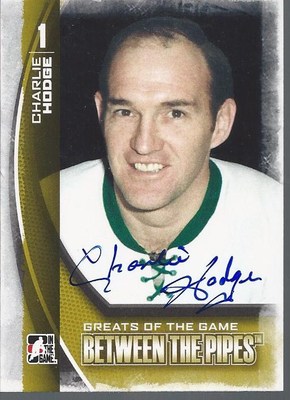 Montreal Canadiens CHARLIE HODGE Signed ITG Card | eBay