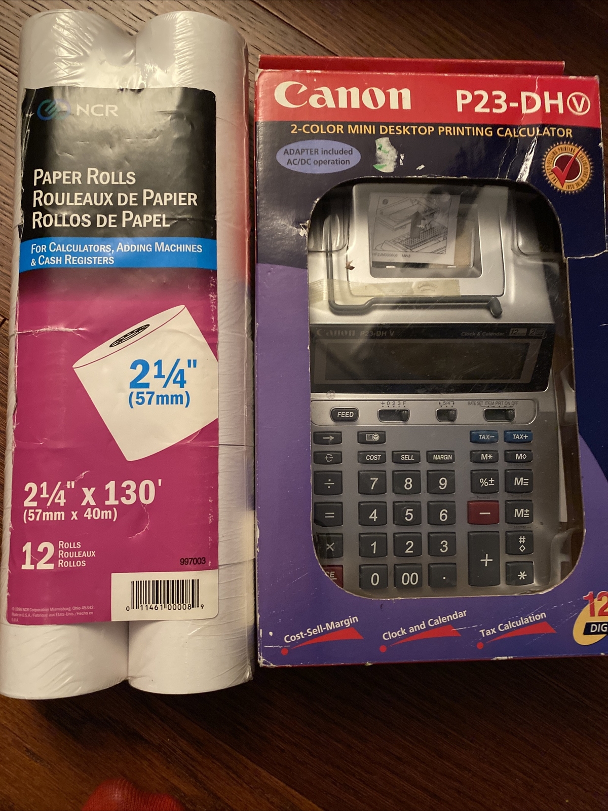 Canon P23-DHV Printing Calculator/Paper 13803042931| eBay