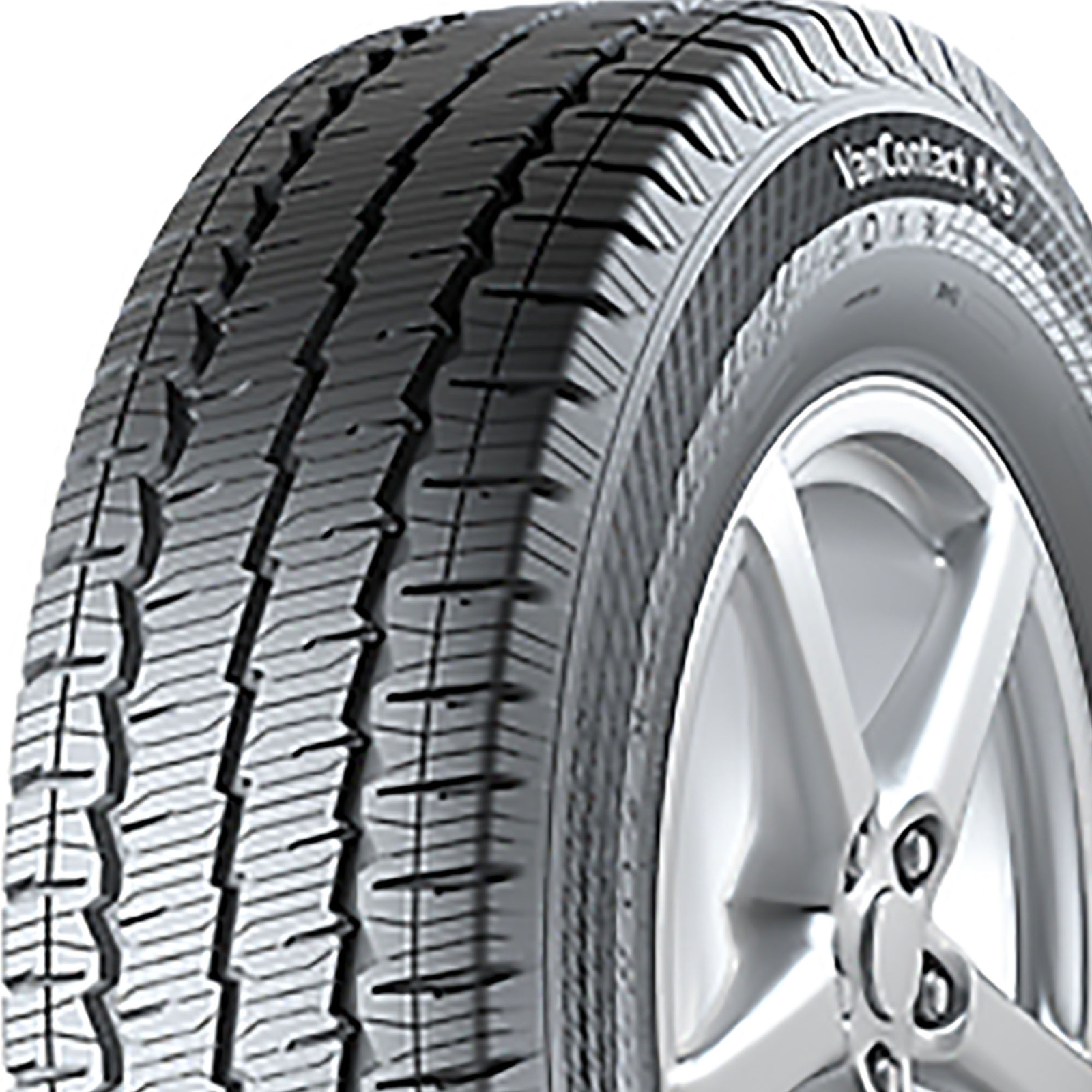 1 New Continental Vancontact A/s - 235x65r16c Tires 2356516 235 65 16c ...