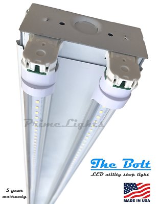 LED STRIP CHANNEL FIXTURE 4' ft. SURFACE MOUNT COMMERCIAL GRADE 44W LED ...