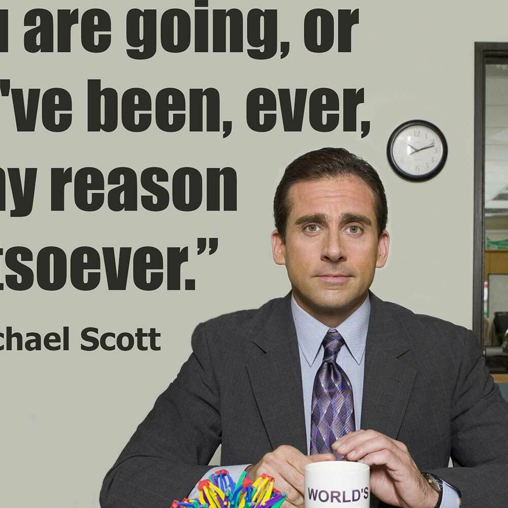 The Office Michael Scott Philosophy Poster Art Print | eBay