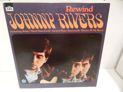 JOHNNY RIVERS Rewind 1967 Imperial Records Vinyl Super Clean Pop Rock ...