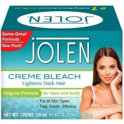 JOLEN Creme Bleach Original Formula, 125ml Creme 30g Accelerator | eBay UK