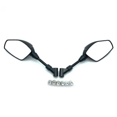 10mm Universal Rear View Rearview Side Mirrors For Yamaha MT01 MT-03 MT ...