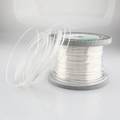 1meter 5N Solid Core Silver With PTFE HiFi Analogue Speaker Audio Cable ...