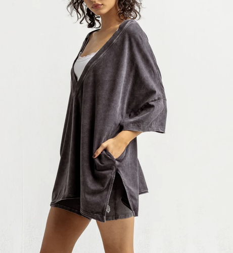 Free People Movement Women's Washed Black Hot Shot Reversible 2 Pc Set ...