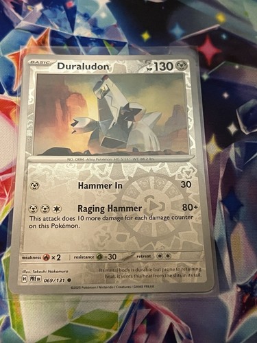Duraludon 069/131 Reverse Holo Prismatic Evolutions NM | eBay Australia