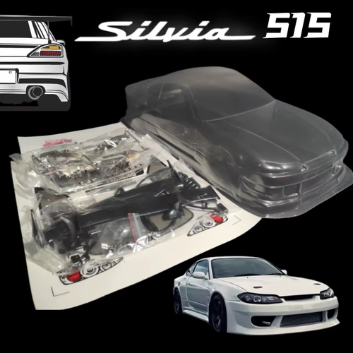 RC 1/10 Nismo Coppermix Silvia S15 Body Shell 260mm for Drift & Touring ...