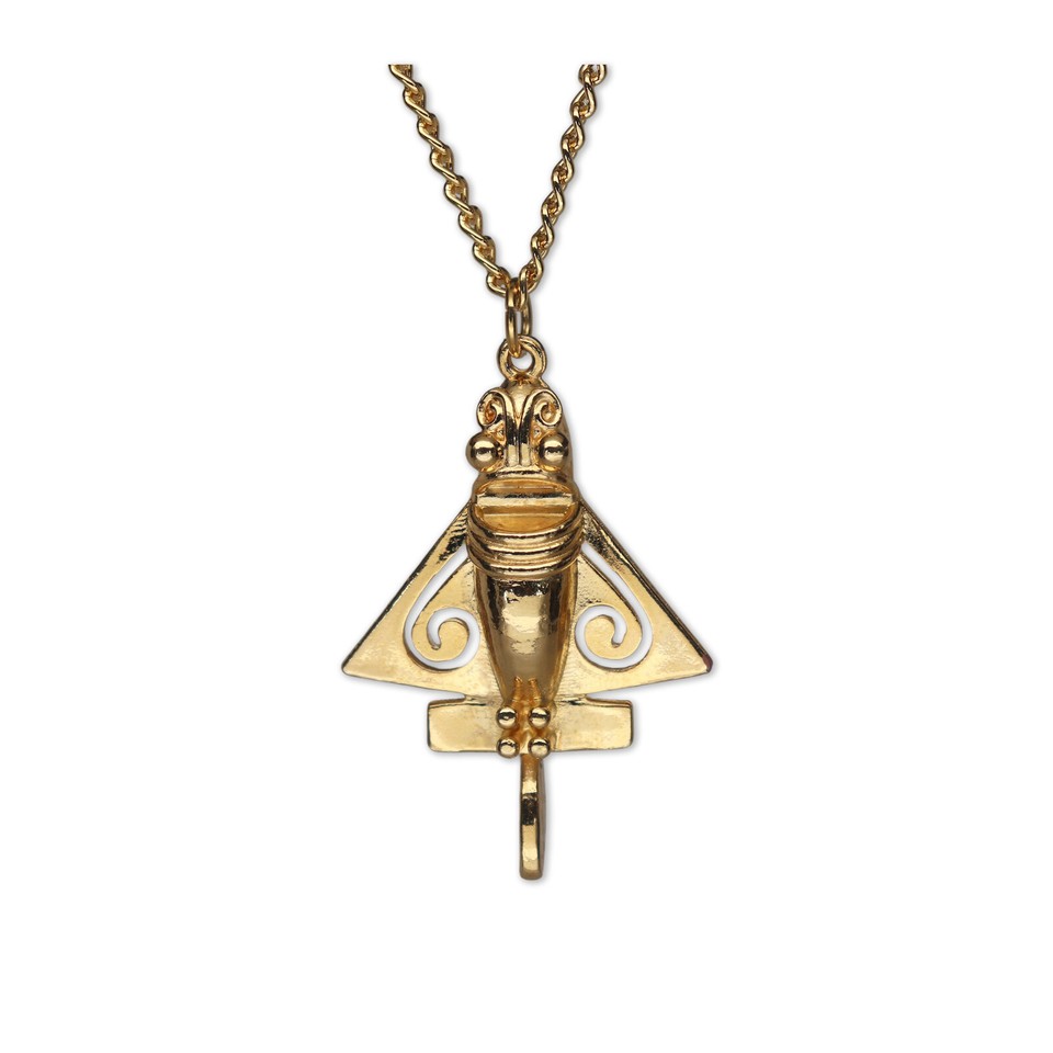 Quimbaya Flyer Necklace 24K GP Pre-Colombian Ancient Alien Artifact NK ...