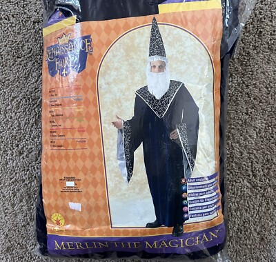 Merlin the Magician Renaissance Faire Adult Robe and Hat Costume | eBay