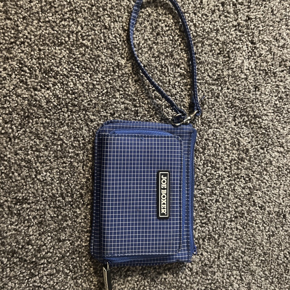 joe boxer womens Wristlet/wallet Blue Checker edition | eBay