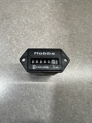 Hobbs Hour Meter 20001 New Old Stock 108-132 Volts AC MADE IN USA | eBay