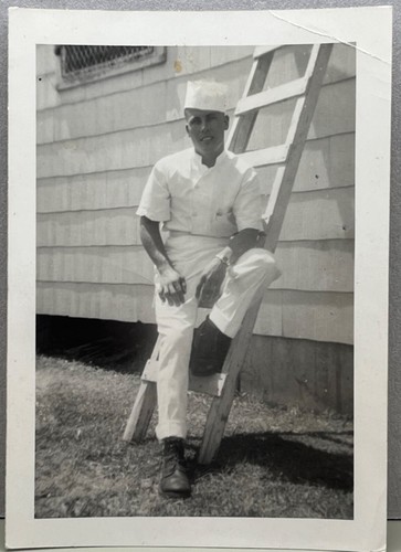 Fort Hood Handsome Military Man Texas Cook Vintage Snapshot Photo 1950s ...