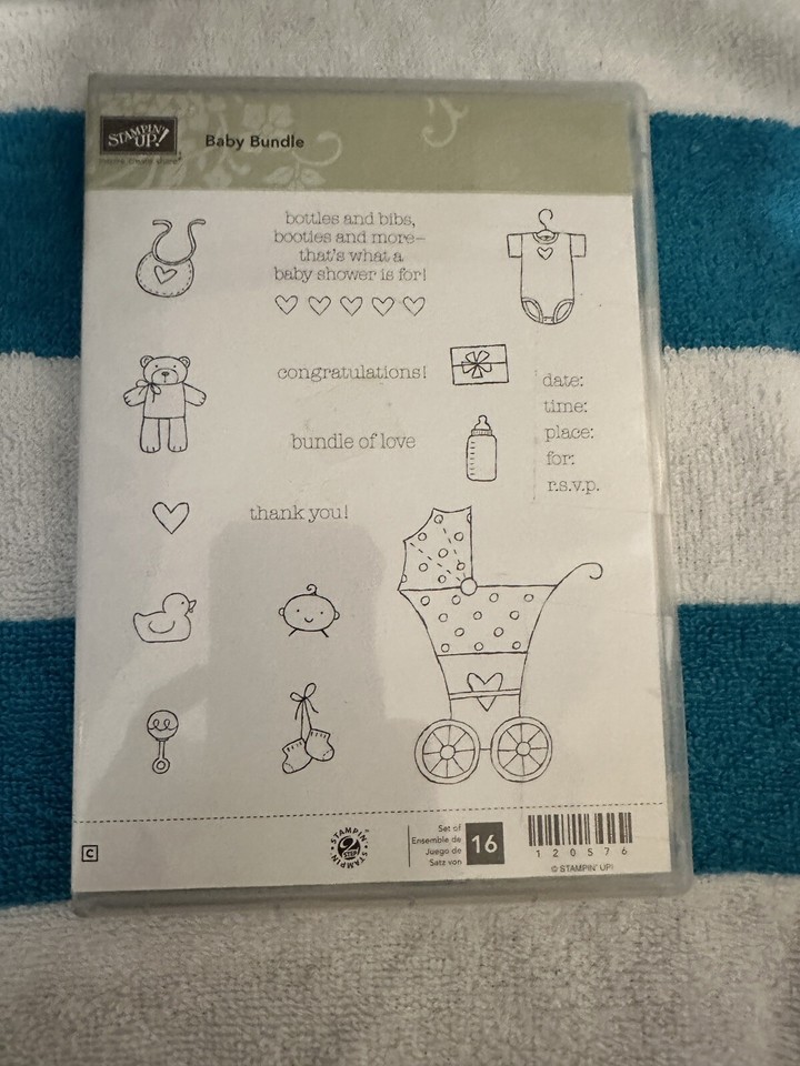 Stampin' Up Large Lot Of 6 Cling Stamp Sets & 1 Die Scrapbooking Card ...