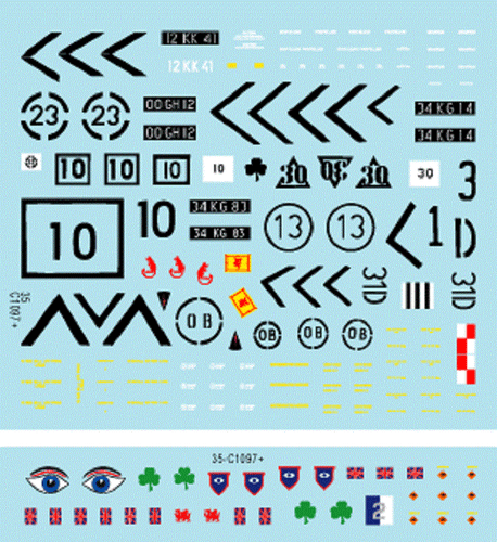 Star Decals 1/35 Operation Telic Part 2: Warrior Fuchs Scimitar decal ...