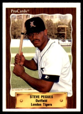 1990 PROCARDS LONDON TIGERS STEVE PEGUES #1282 | eBay