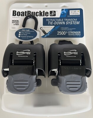 BoatBuckle G2 Retractable Transom Tie Down F08893 | eBay Australia
