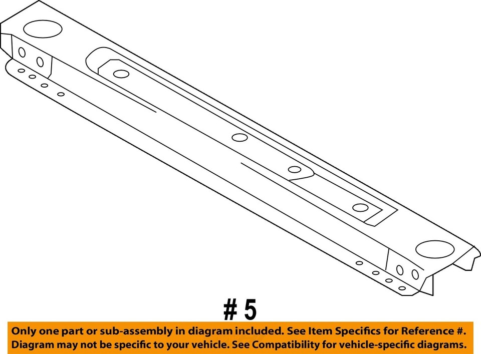 MITSUBISHI OEM 14-24 Eclipse Cross Radiator Support-Lower Tie Bar ...