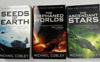 Humanity's Fire #1-3 1st Edition series Michael Cobley book lot Seeds ...