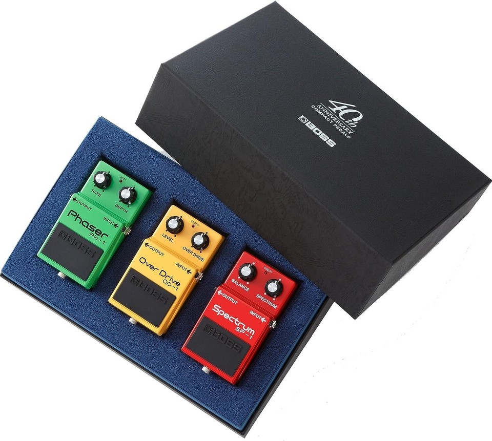 BOSS BOX-40 40th Anniversary Box Set PH-1 SP-1 OD-1 Guitar Effect ...