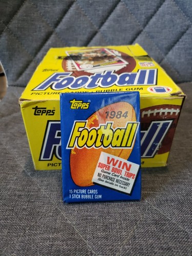 Guaranteed Unopened 1984 TOPPS FOOTBALL Wax Pack poss Elway Marino ...