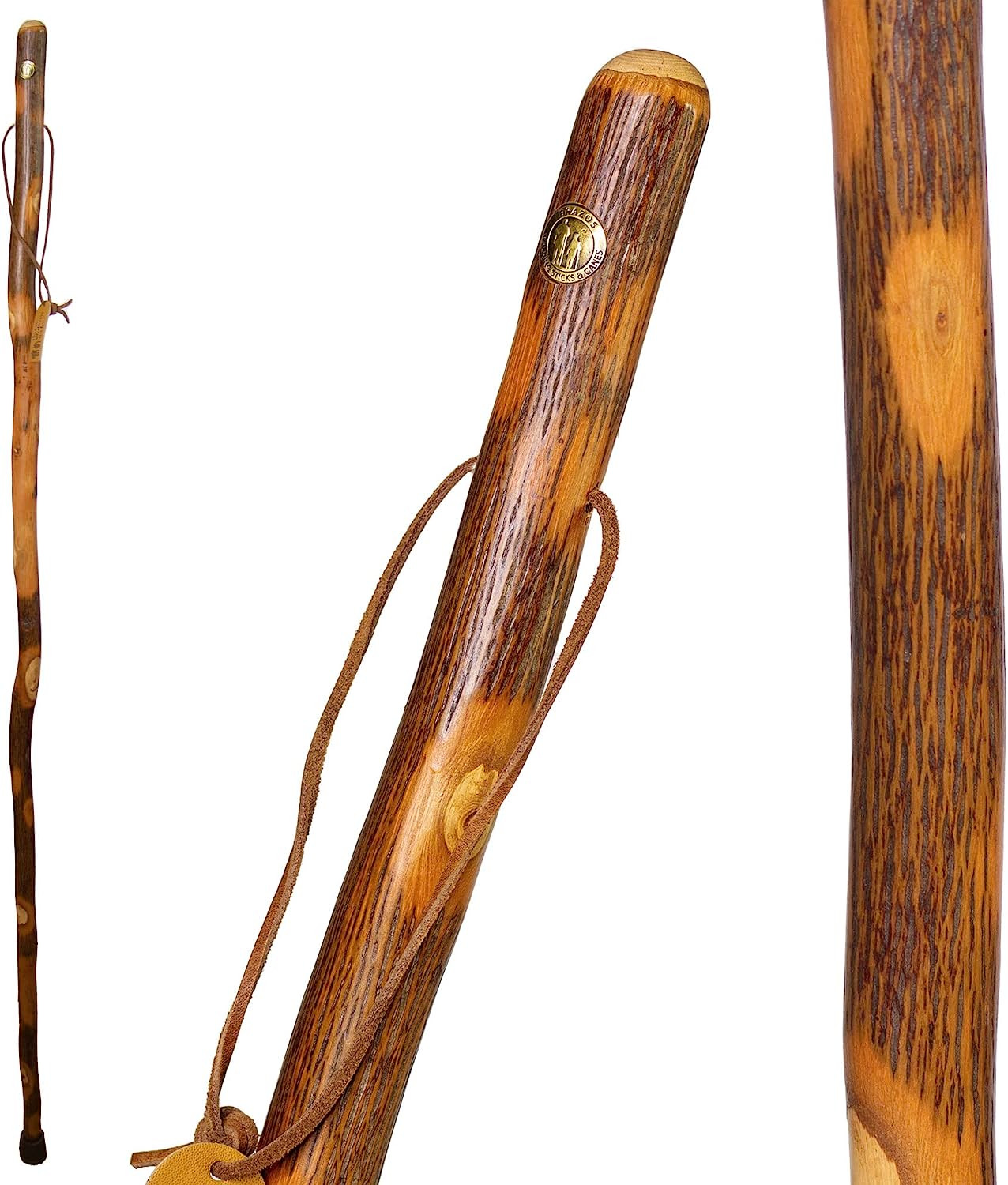Rustic Wood Walking Stick, Hickory, Traditional Style… - Gem