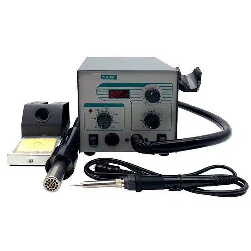 706W Hot Air Gun Soldering Iron Mobile Phone Repair Soldering Tool 2 in ...
