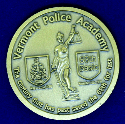 Vermont Police Academy 68th Class Challenge Coin C-2 | eBay