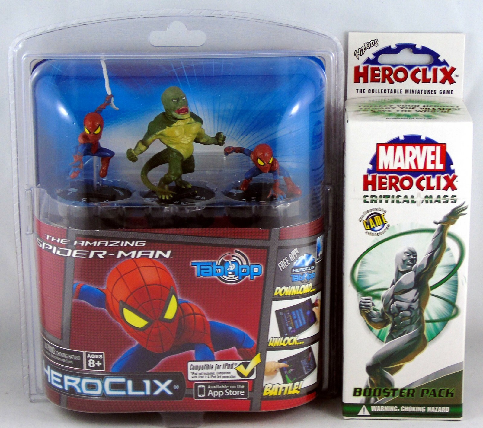 Marvel HeroClix The Amazing Spider Man Silver Surfer Tab App Pack ...