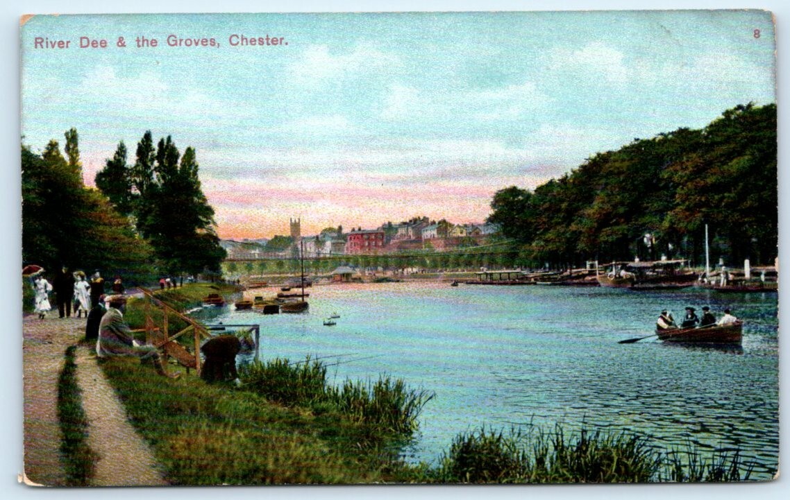River Dee & The Groves CHESTER Cheshire UK Postcard | eBay