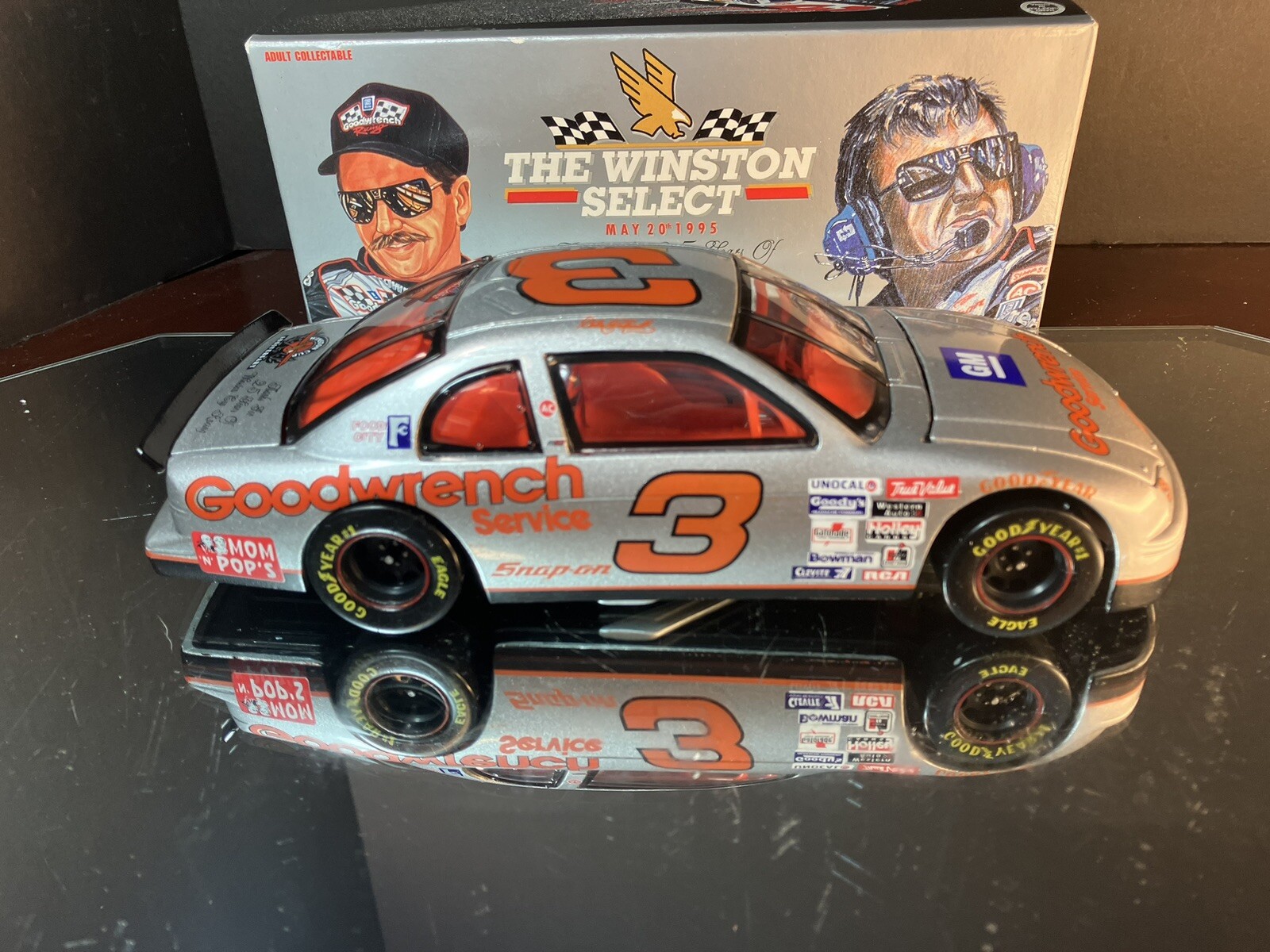 Dale Earnhardt #3 GM Goodwrench NO PARTS Silver Select 1995 Chevrolet ...
