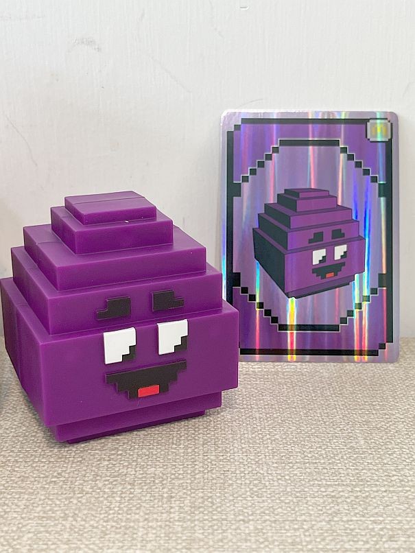 McDonald's x Minecraft Mini Figure Collection - Grimace Egg | eBay