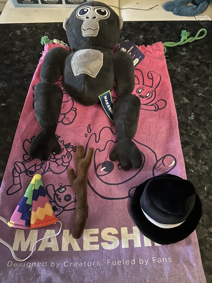 Makeship Gorilla Tag Plush Monke Plushie Only 53,570 Made - Comes With ...
