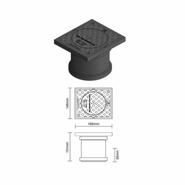 Easi Sump Cap Links Radon Sump Connection Point 110mm for sale online ...