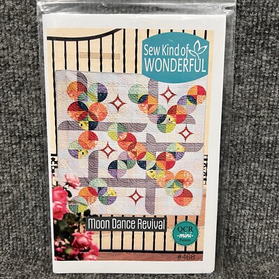 Moon Dance Revival Quilt Pattern 60” X 60” Sew Kind Of Wonderful #468 New | eBay