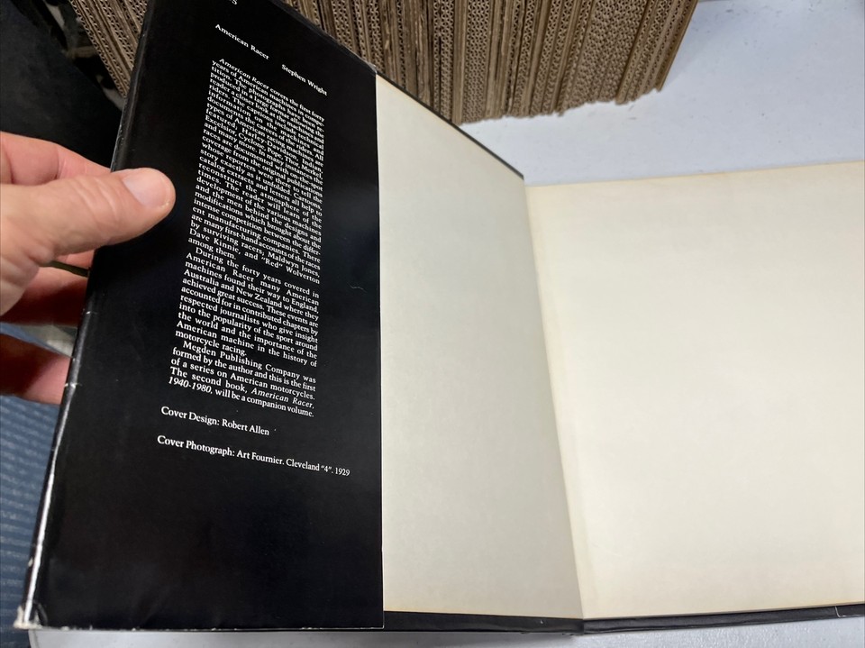 American Racer 1900-1940 SIGNED by Stephen Wright hardcover RARE ...