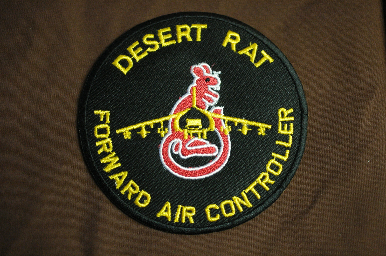 British Army - Desert Rat Forward Air Controller Sew/Iron On Patch ...