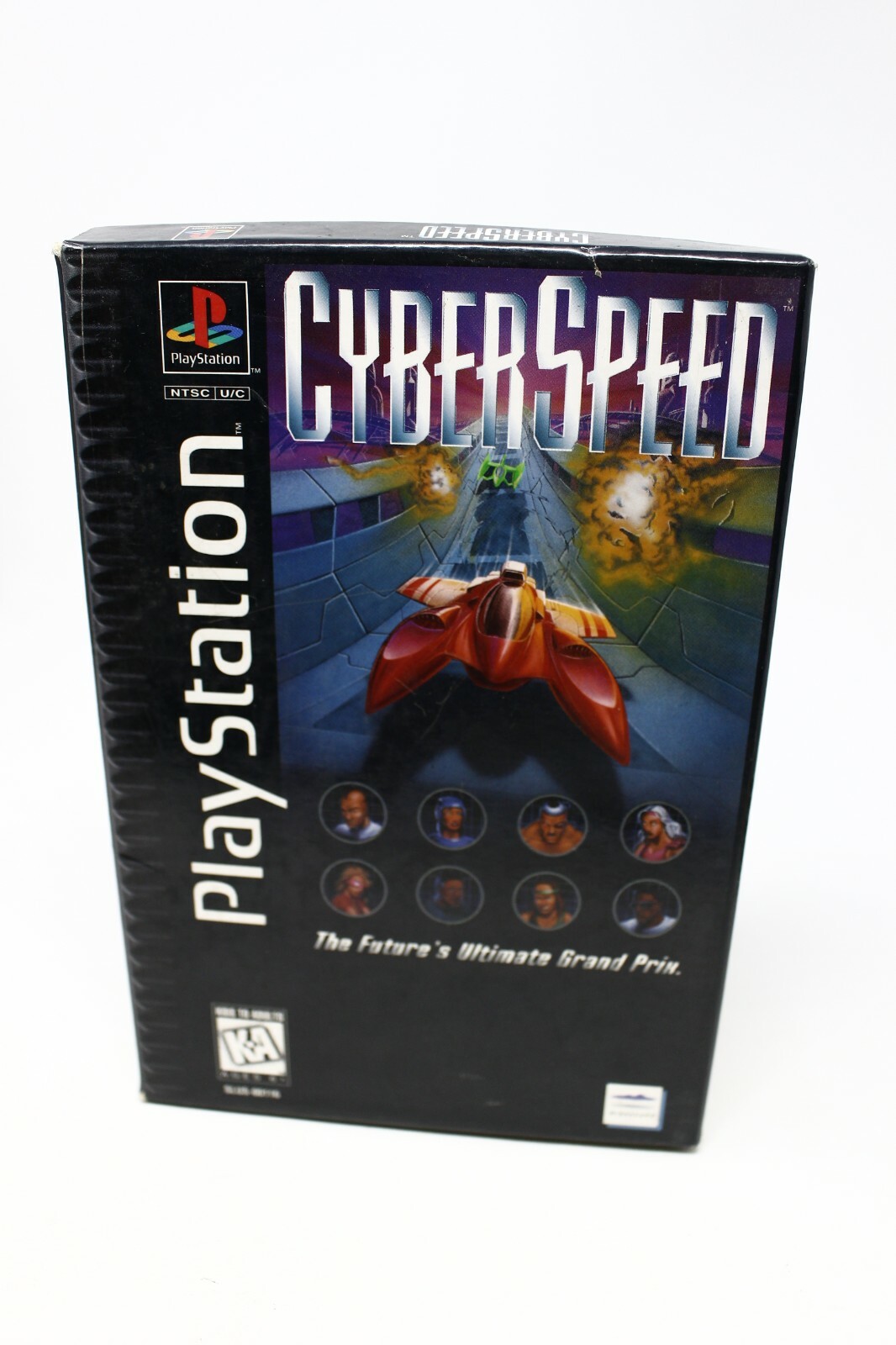 Cyberspeed PS1 Playstation One - Mindscape Racing Game Long Box - See ...