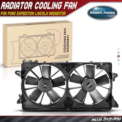 Engine Radiator Cooling Fan Assembly w/ Shroud for Ford Expedition F ...