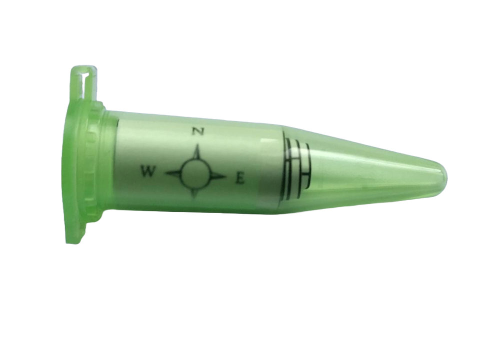 Green Geocaching Micro Geocache Container, 1.5ml tubes, weather ...