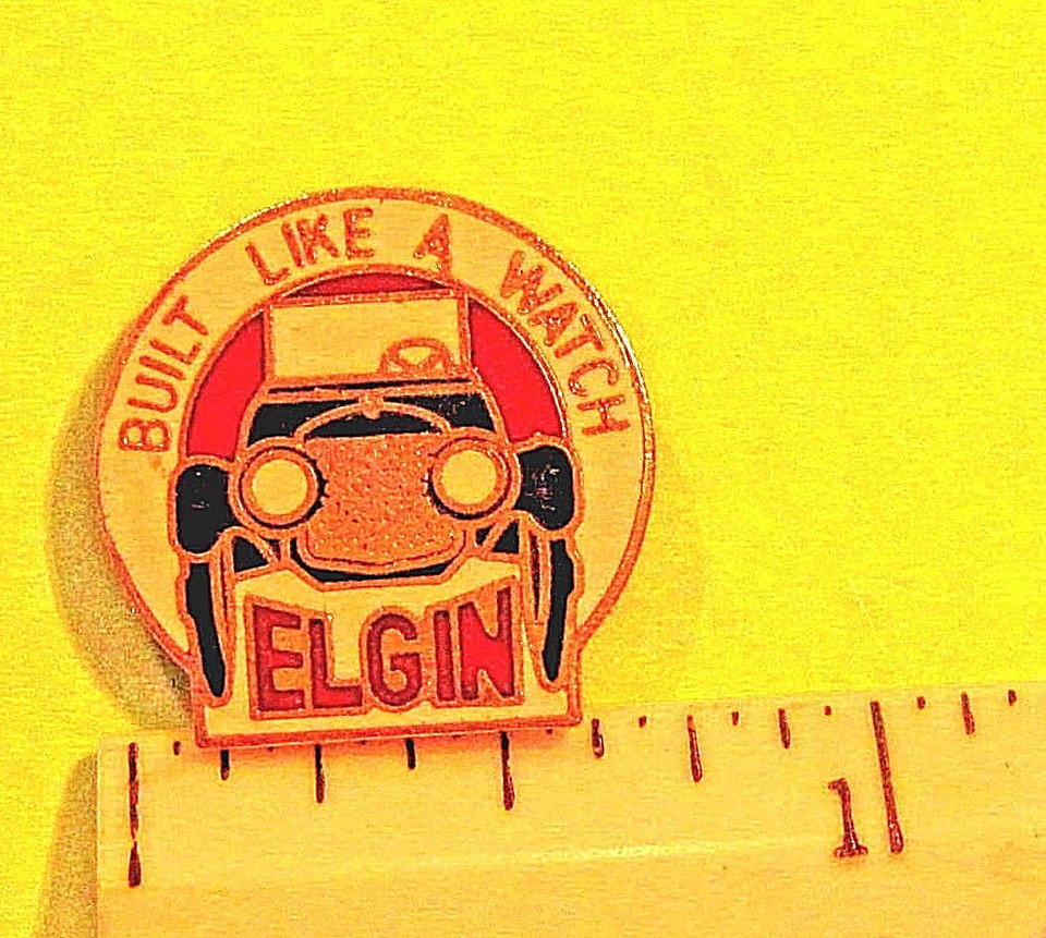 ELGIN built like a watch, ELGIN AUTO - hat pin , lapel pin , tie tac ...
