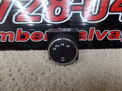 GM Chrome 4X4 4WD Transfer Case Control Knob Dash Switch | 25878425 ...