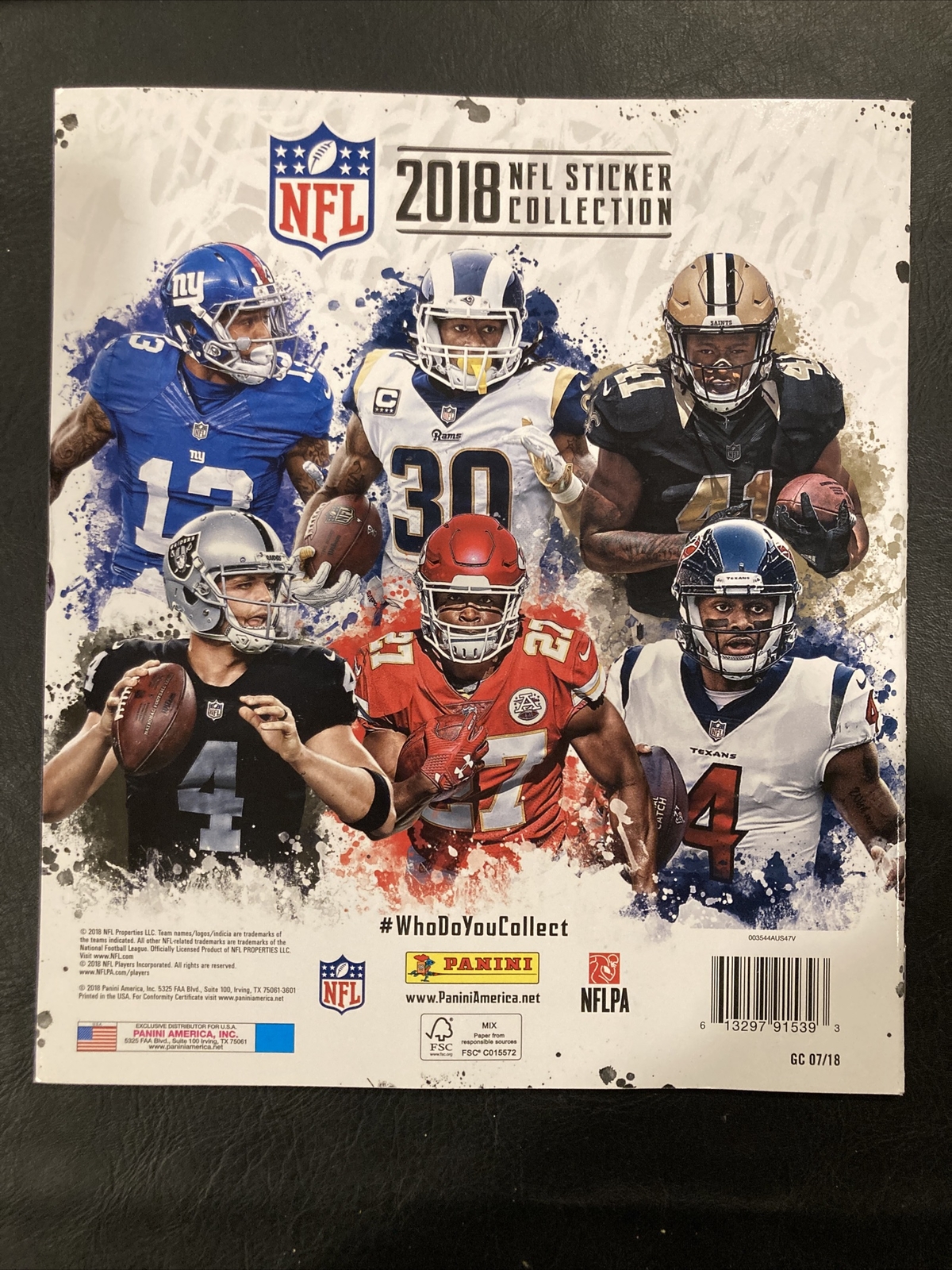 2018 Panini NFL Sticker Album Unused Includes 10 Stickers | eBay