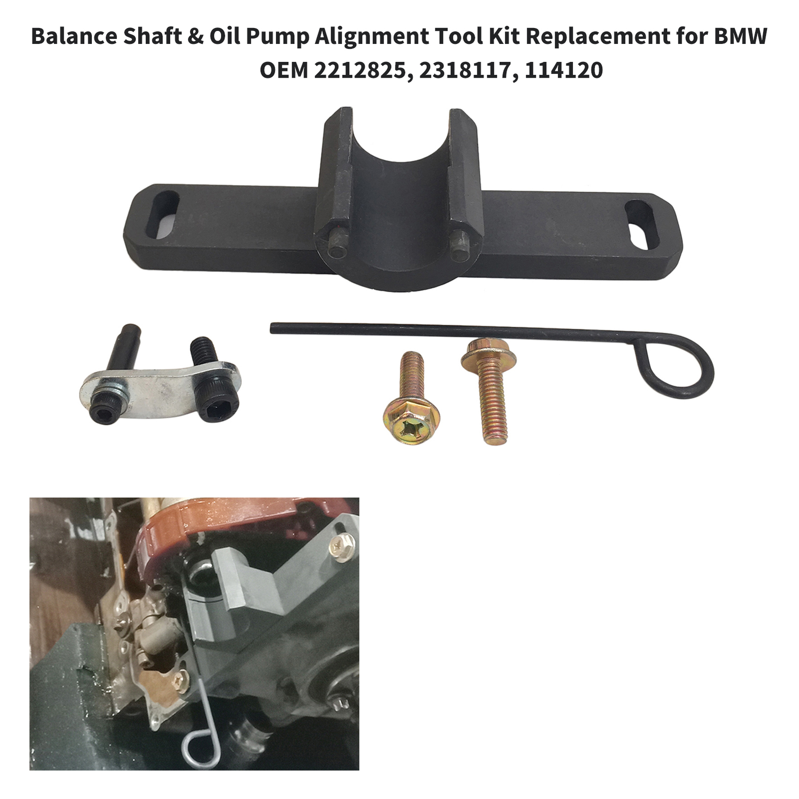 Shaft & Oil Pump Alignment Tool Kit Replacement for BMW OEM N6G9 | eBay