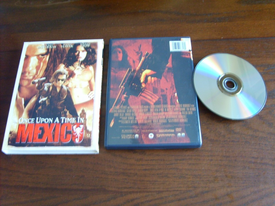ONCE UPON A TIME IN MEXICO (DVD,'03,WS)~ANTONIO BANDERAS~SALMA HAYEK ...