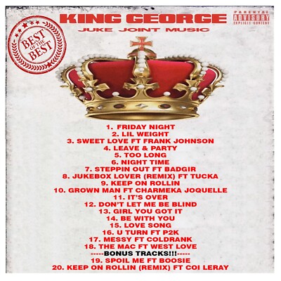 KING GEORGE: Juke Joint Music (DELUXE EDITION)!!! | eBay
