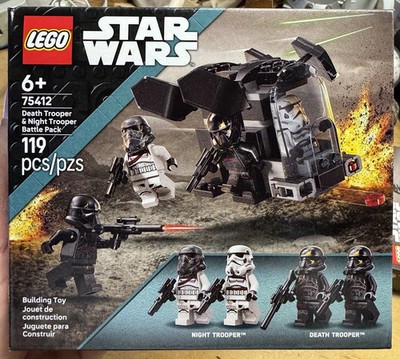 LEGO STAR WARS DEATH TROOPER & NIGHT TROOPER BATTLE PACK 119 PCS #75412 ...