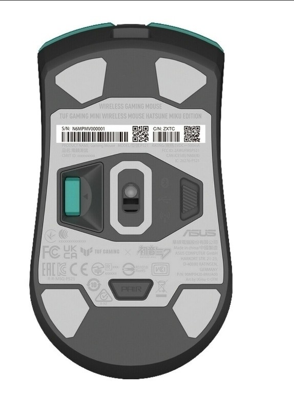 ASUS TX Gaming Mini Wireless/ Bluetooth/2.4GHZ Mouse Hatsune Miku 12000 ...