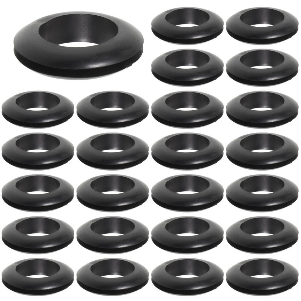 50 Pcs Plastic Gasket Wire Protection Cable Grommet Plug Electrical ...
