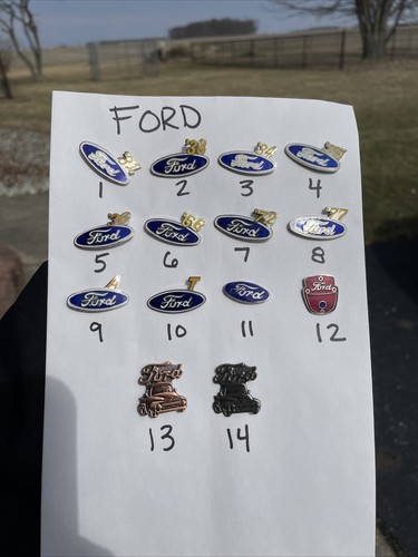 New Vintage Ford Motors Year Model Logo car lapel pin pick color | eBay